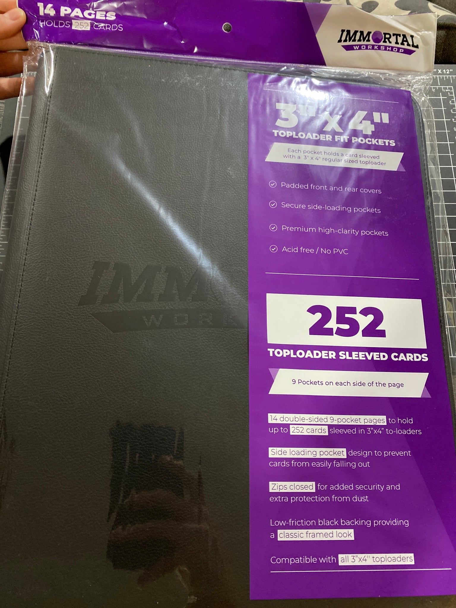 Toploader Binder - Large 3X3 - [252 Cards] – Immortal Workshop